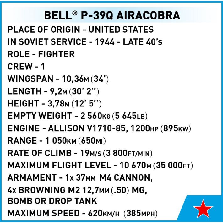 Bell P-39Q Airacobra (COBI-5747) \ Aircraft \ Cobi.eu